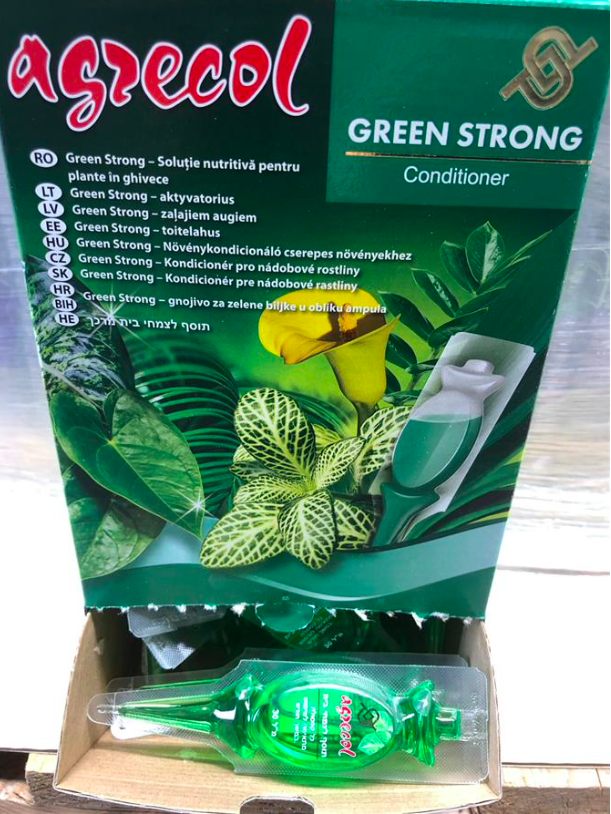 דשן לצמחי בית GREEN STRONG - עולם הפרח ציוד לחנויות פרחים ומשתלות